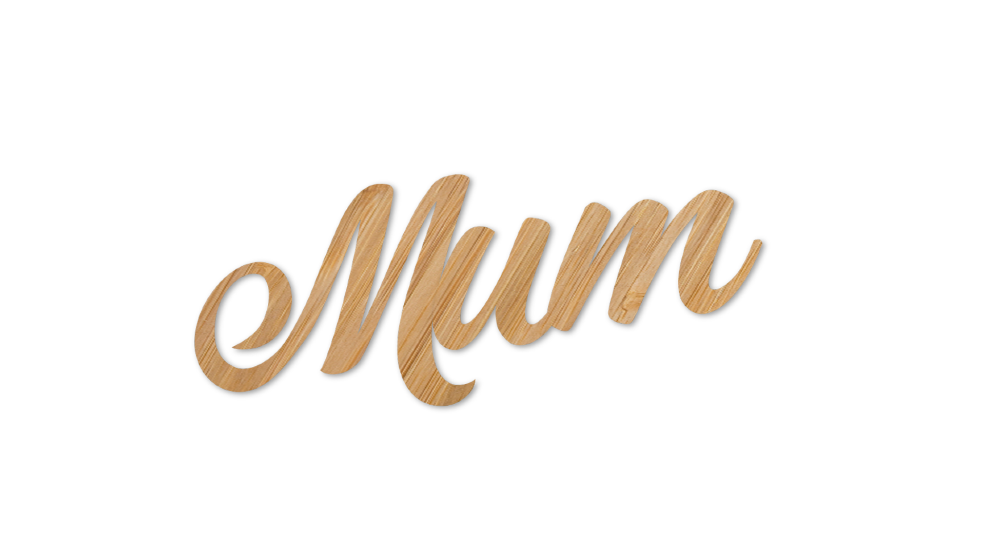 Silhouette text Mum | Return to Sender